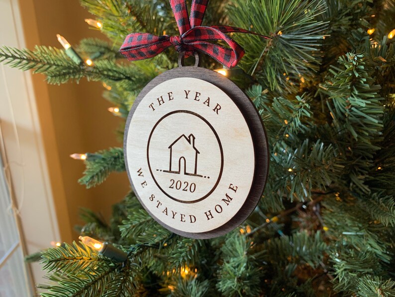 The Year We Stayed Home Ornament 2020 Ornament - Etsy