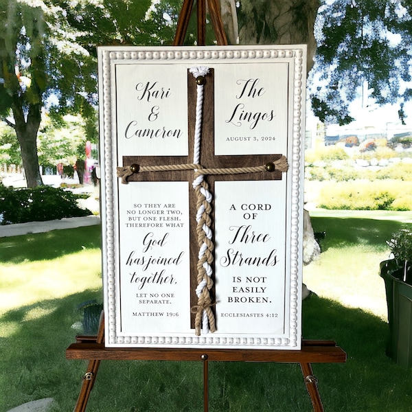 Unity Rope Wedding Sign - Etsy
