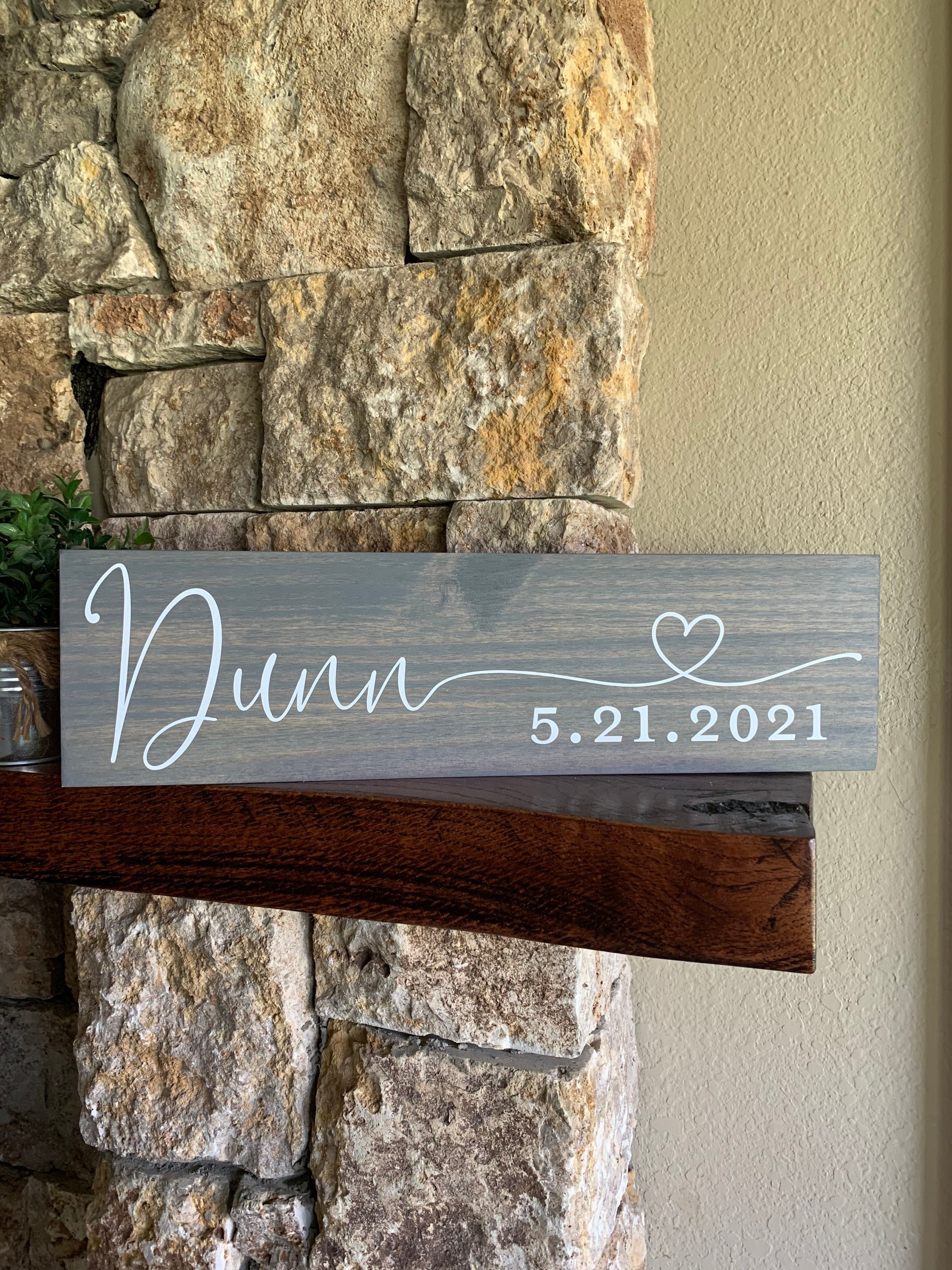 Save the Date Sign, Wedding Announcement Sign, Engagement Photo Prop ...