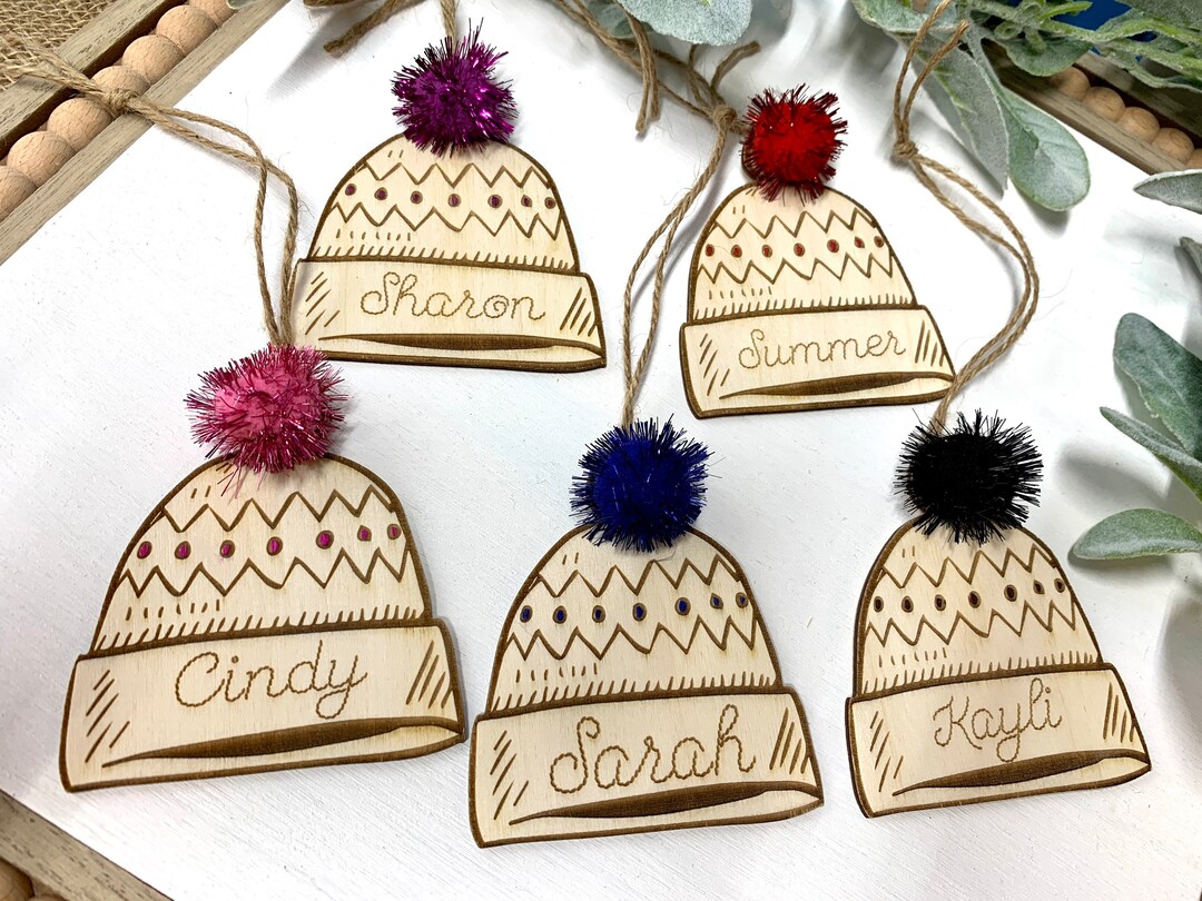 Personalized Beanie Ornament - Etsy