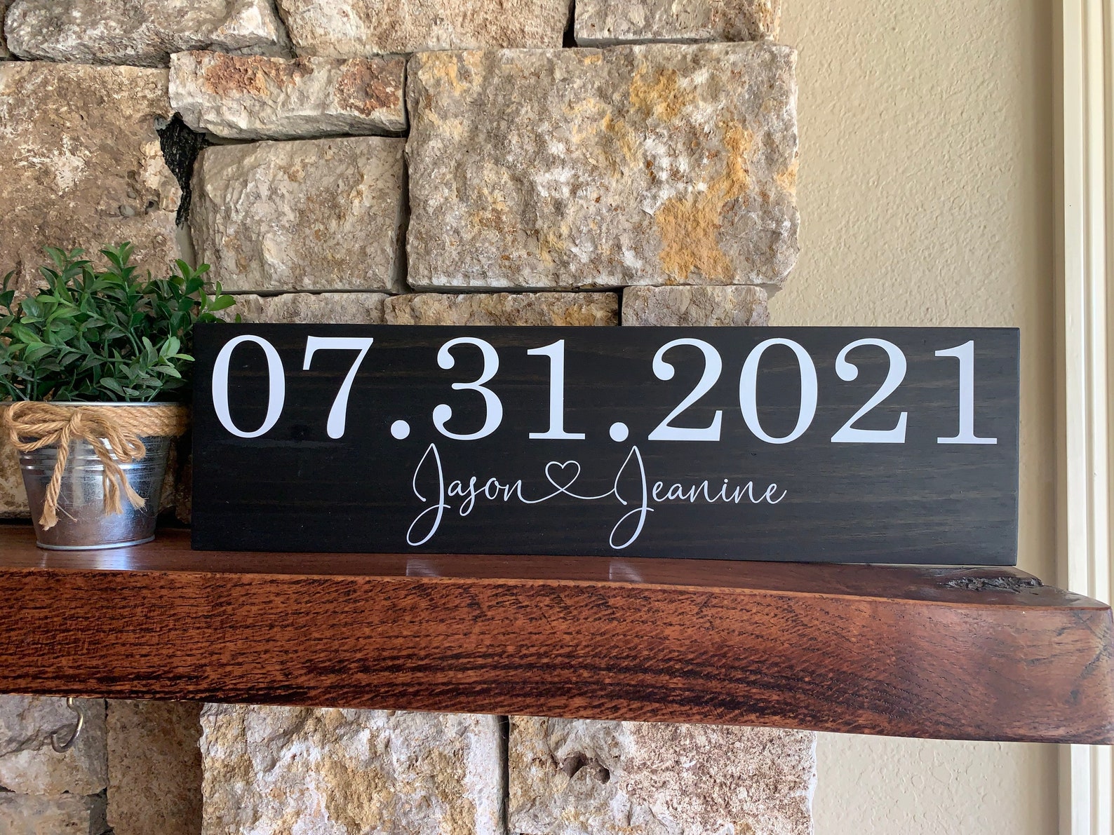 Save the Date Sign, Wedding Announcement Sign, Engagement Photo Prop ...