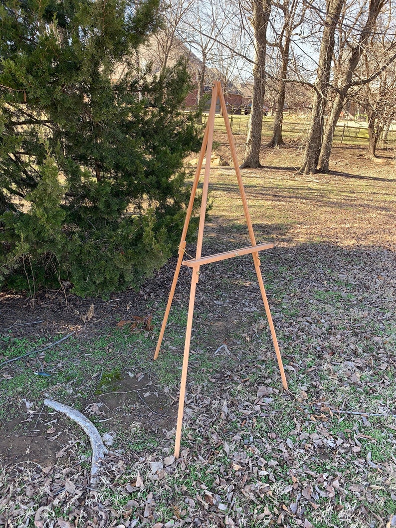 Wood Floor Easel Wedding Sign Stand Art Easel | Etsy