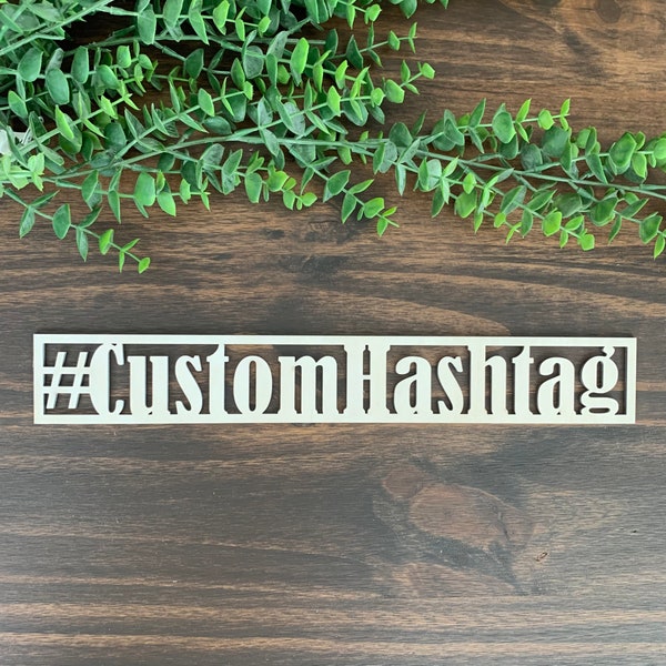 Hashtag Wedding Sign - Etsy