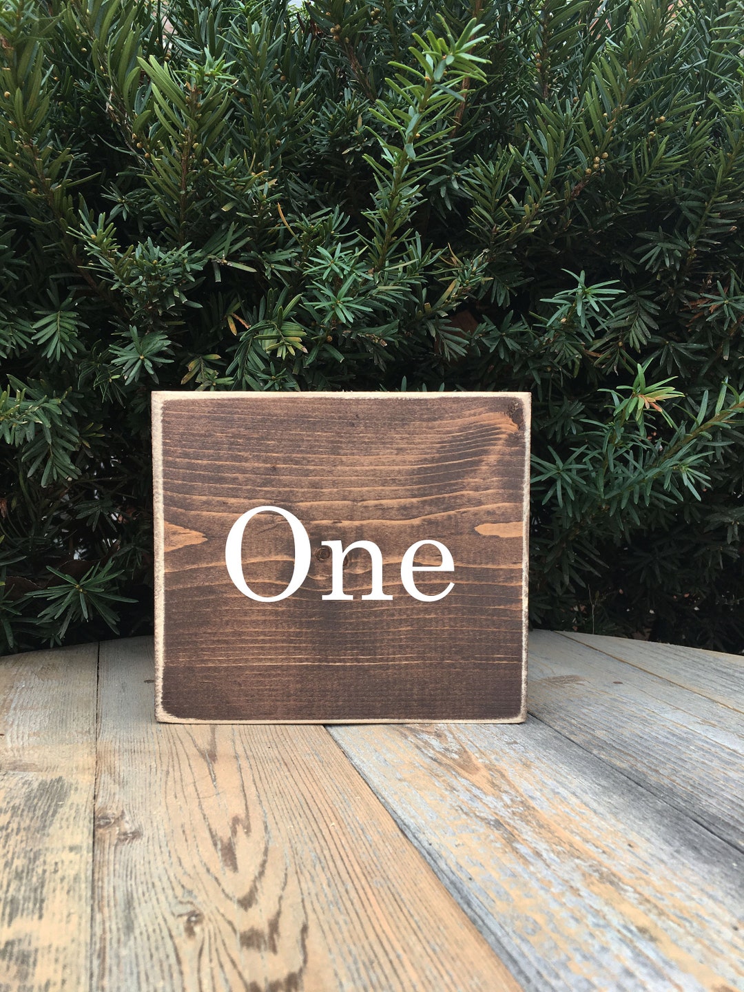 Wooden Table Numbers, Rustic Reception Centerpiece - Etsy