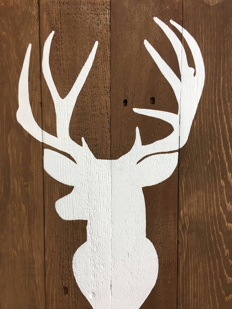 Personalized Buck Sign Reclaimed Wood Buck Sign Custom Deer - Etsy