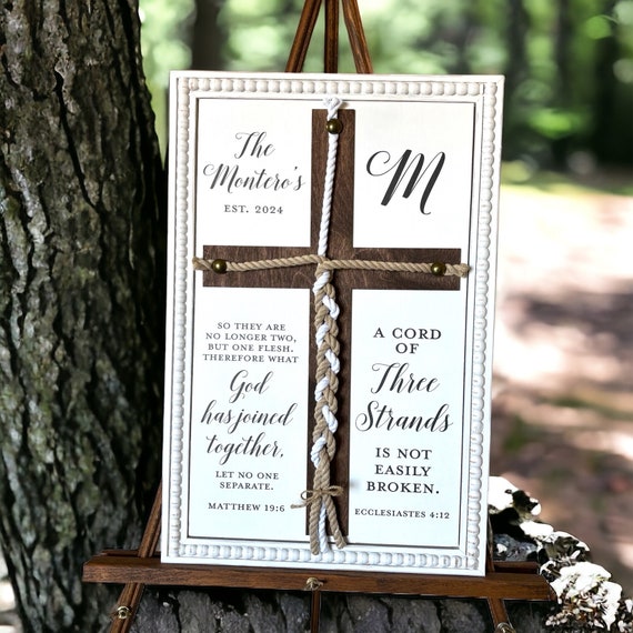 Unity Cross Wording Cards Unity Wedding Candles Ceremony Set, Include