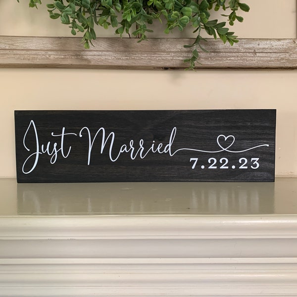 Just Married Signs - Etsy