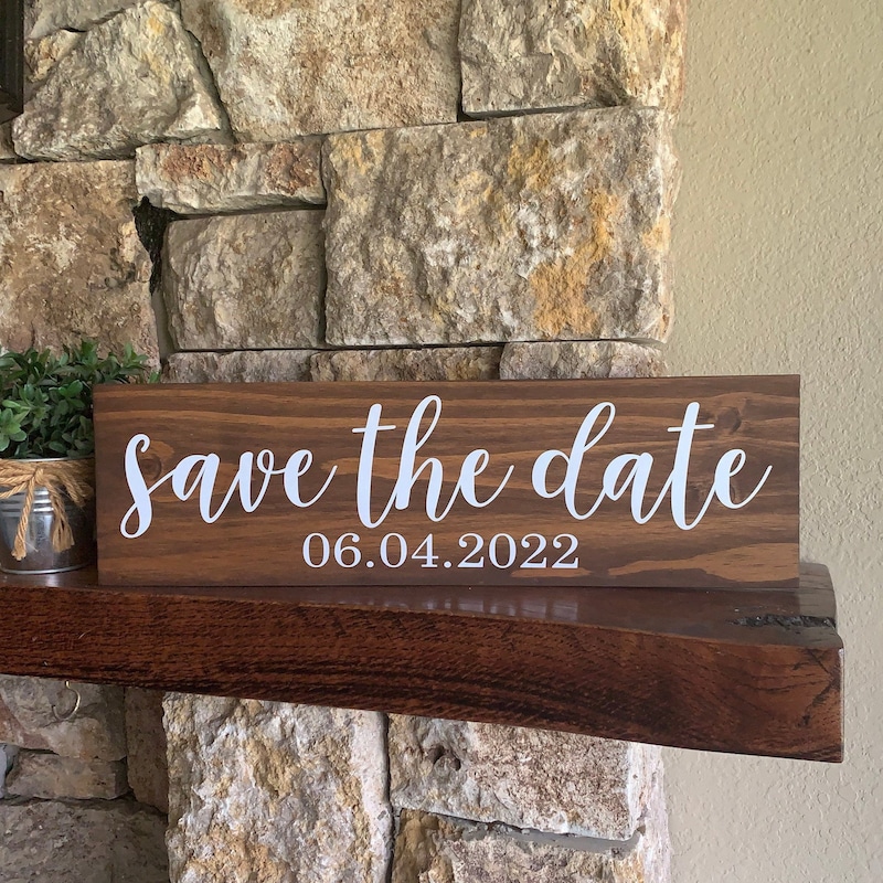 Save the Date Signs - Etsy