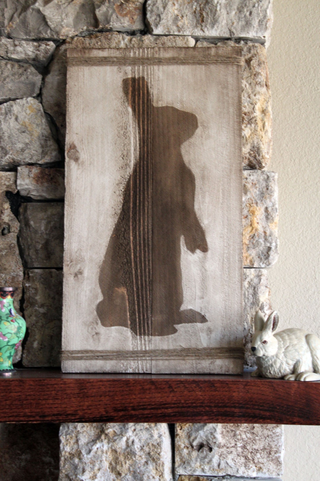 Rustic Easter Sign, Farmhouse Easter Bunny - Etsy