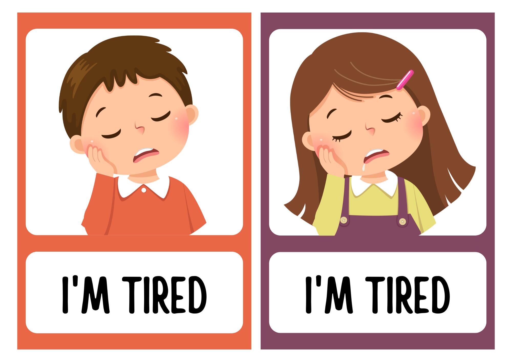 Printable Emotions Flashcards for Kids – Feelings Chart With Cute Faces ...