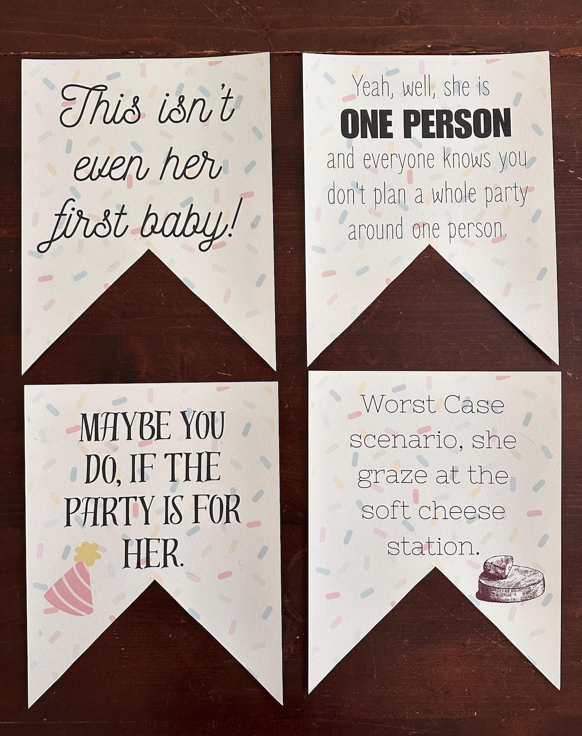 Schitt’s Creek Baby Sprinkle Banner| Funny Printable Baby Shower Decor ...