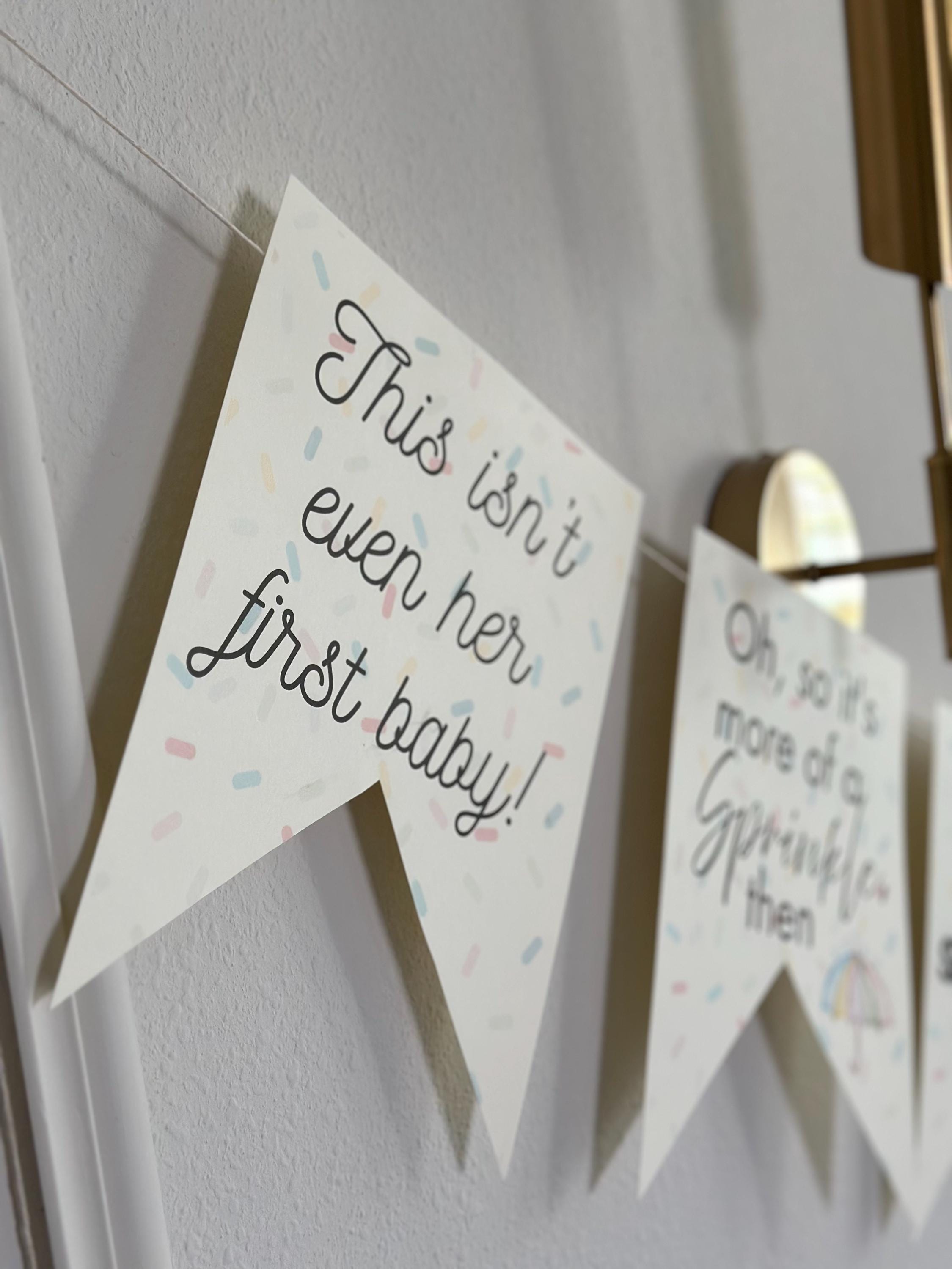 Schitt’s Creek Baby Sprinkle Banner| Funny Printable Baby Shower Decor ...