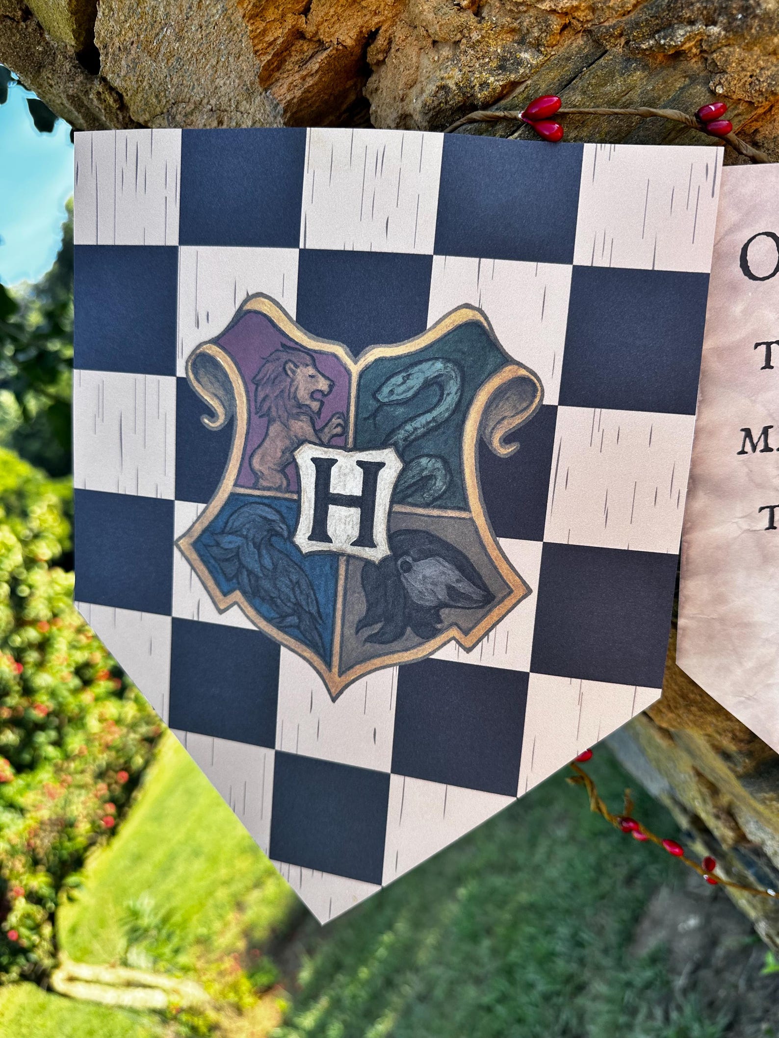 Wizard Chess Banner | Magical Party Decor | Instant Download - Etsy