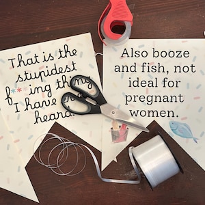 Schitt's Creek Baby Sprinkle Banner: David Rose Quotes (printable ...