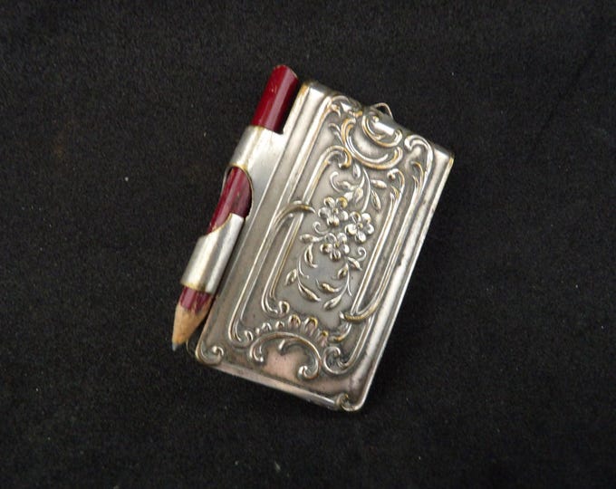 Vintage Signed Pocket Dance Card Case With Pencil - Etsy
