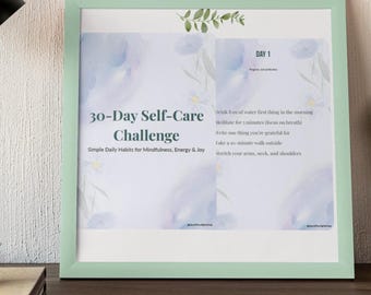 30 DAY SELFCARE CHALLENGE!! - Etsy
