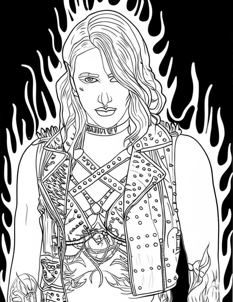 Wrestling Coloring Book | WWE | Printable Book - Etsy