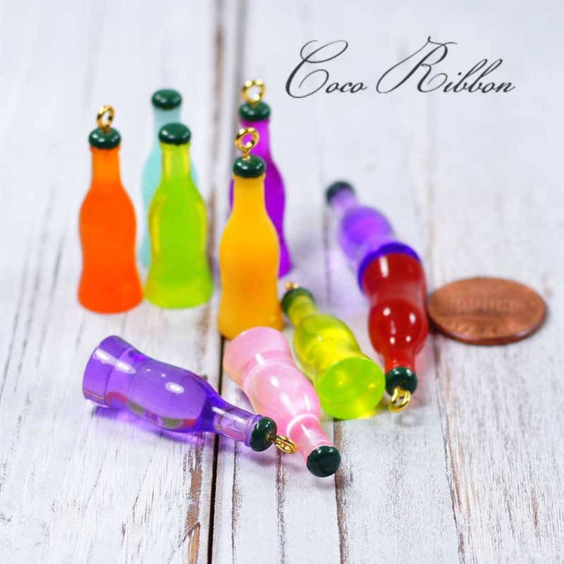 30mm 8pc 3D Fake Miniature Soft Drink Pop Bottle Doll House - Etsy