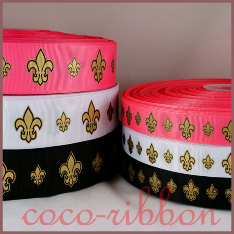 Fleur De Lis Ribbon - Etsy
