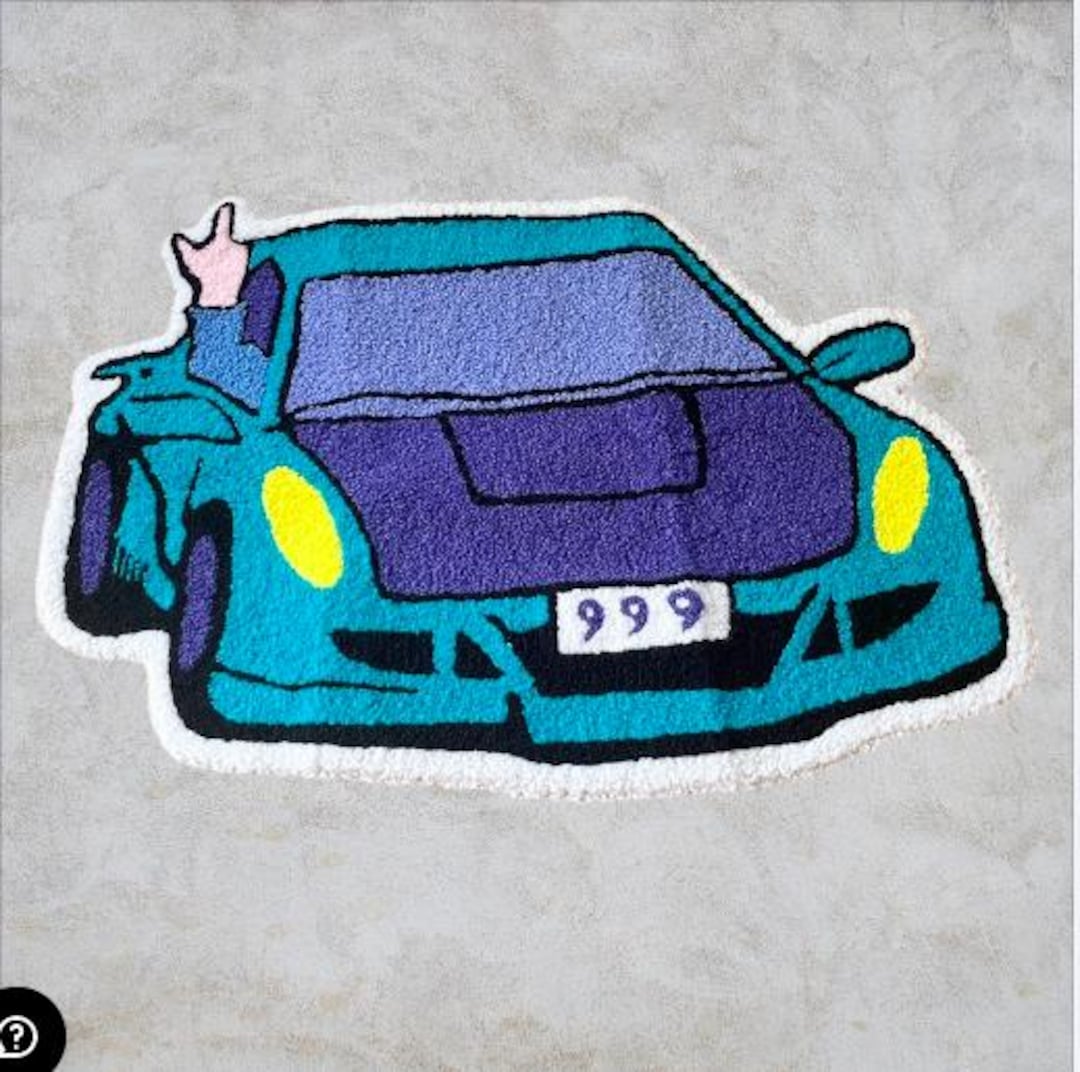 Juice Wrld Inspired Sports Racing Car Shape Rug Carpet 1045 - Etsy