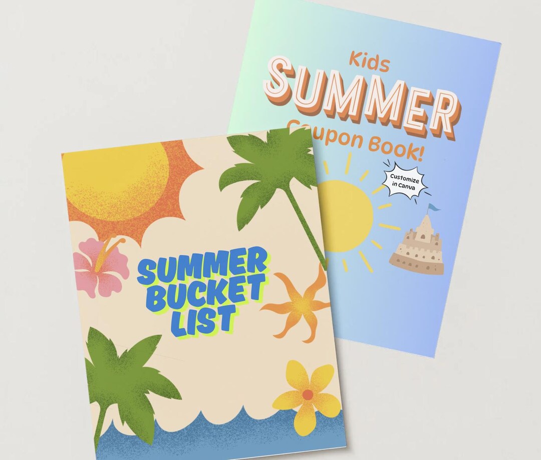 Ultimate Summer Fun Bundle for Kids – Bucket List + Editable Coupon ...