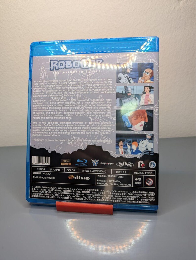 Robocop: the Animated Series (1988) | Blu-ray | Region Free - Etsy
