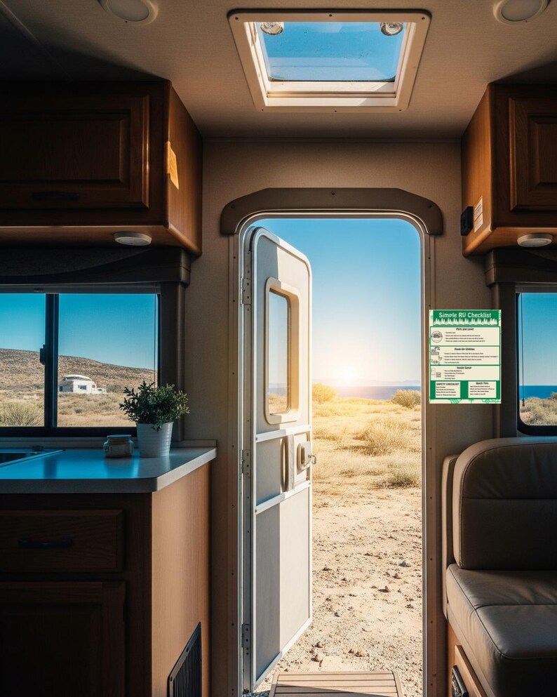 RV Setup Checklist: Simple 1-page Camper Guide EASY Guide (PDF ...