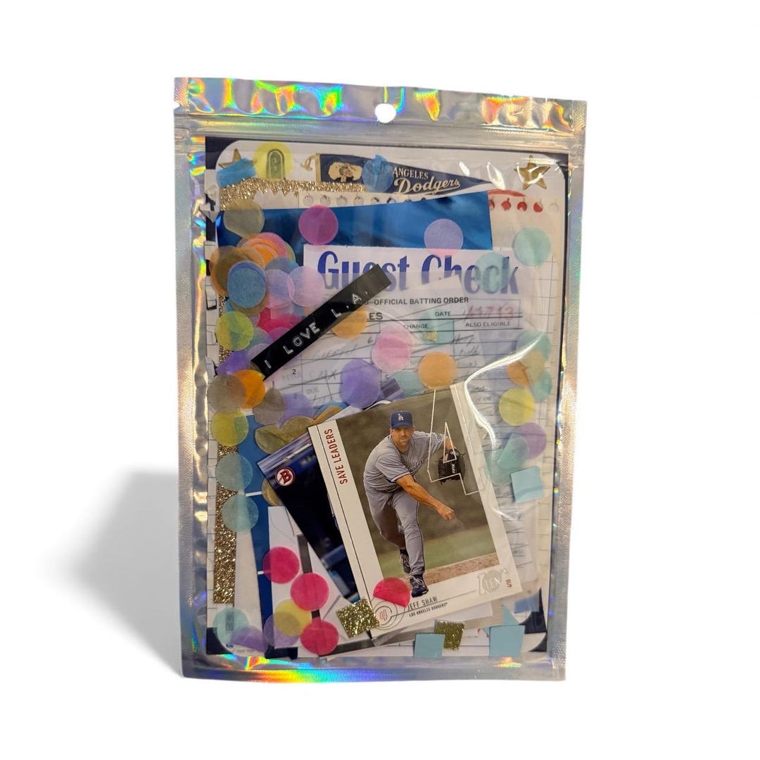 Los Angeles Dodgers World Series Mystery Scrap Pack | Collage Cutout ...