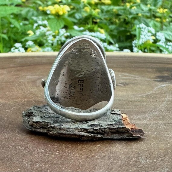 Vintage Sterling Silver Effie C. Zuni Turquoise Carol… - Gem