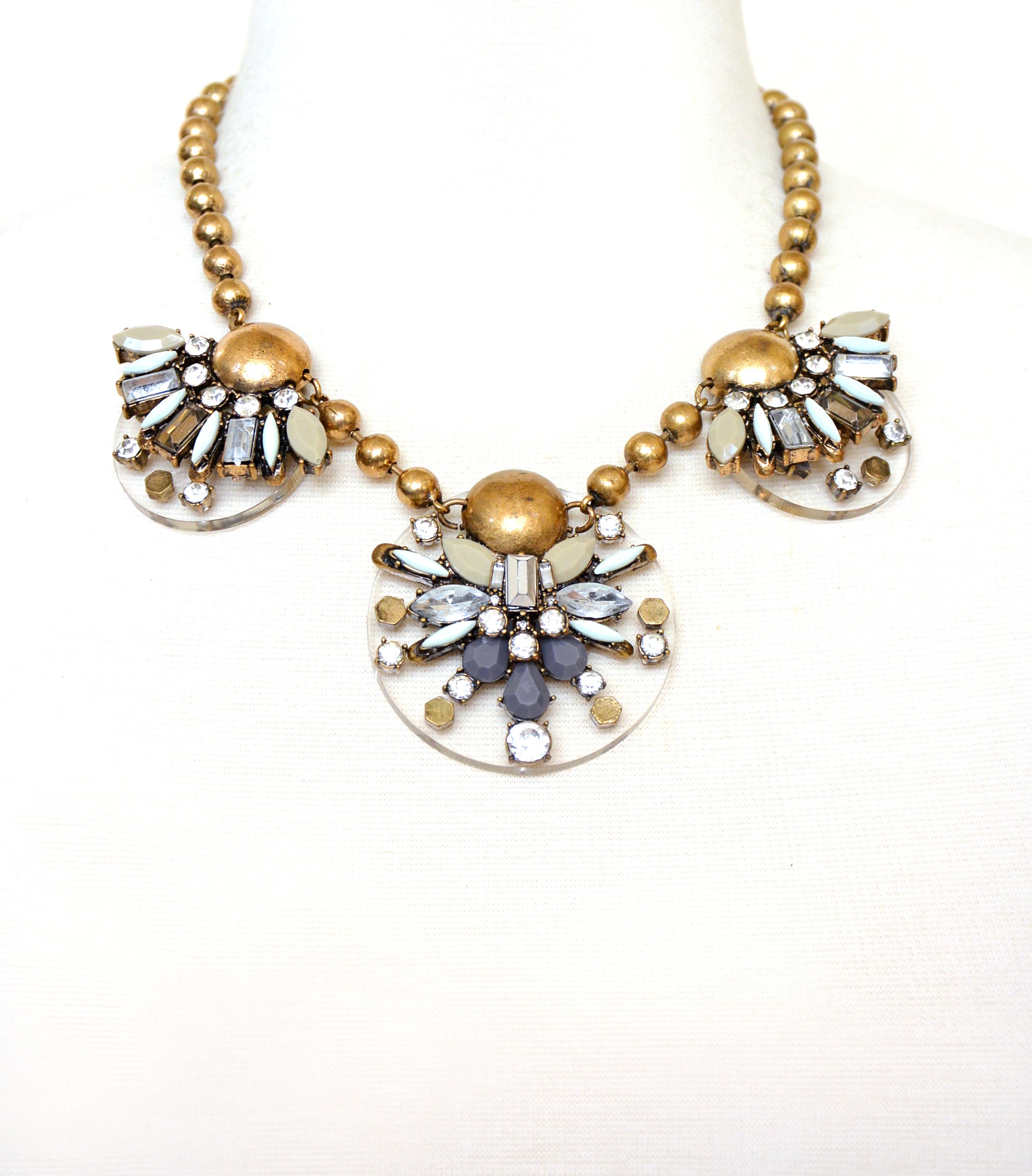 Statement Necklace Party Necklace Vintage Necklace Holiday - Etsy Canada