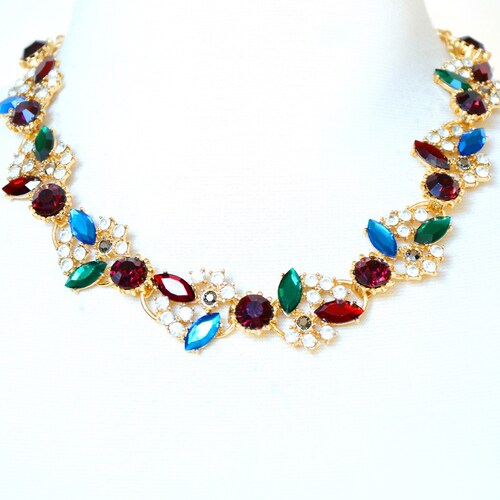 Statement Necklace Holiday Necklace Bridal Necklace Wedding - Etsy