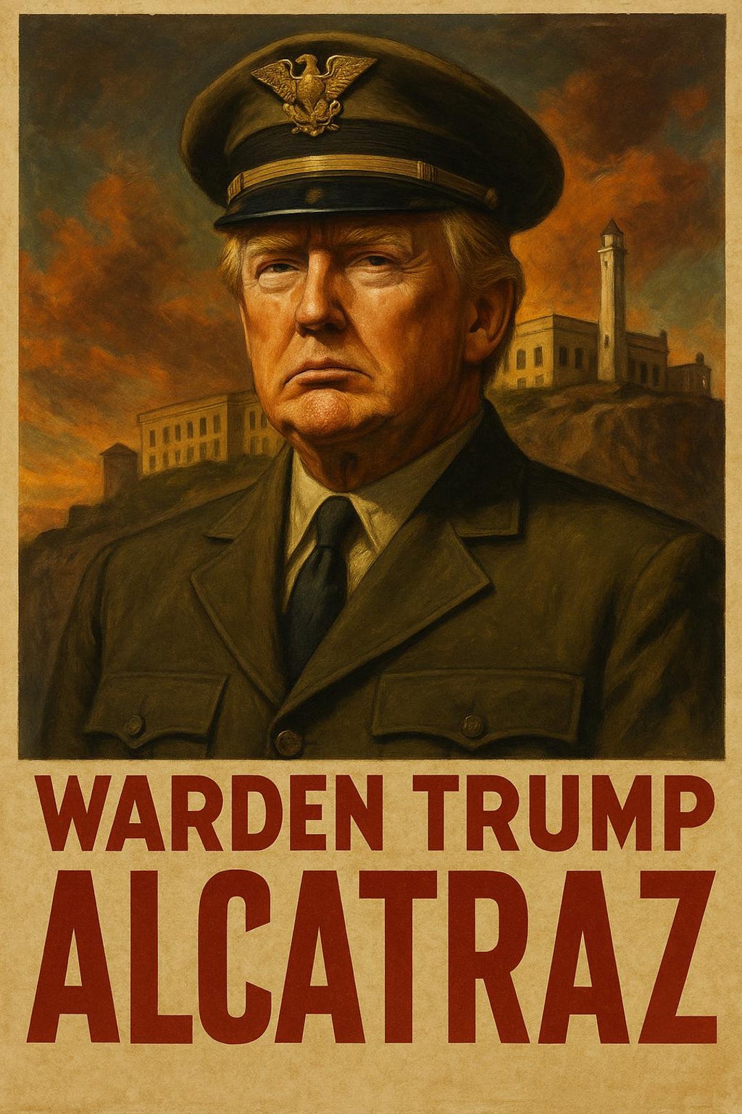 Warden Trump: Alcatraz Command - Etsy