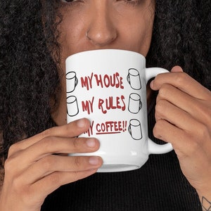 Knives Out Mug - My House, My Rules, My Coffee Mug - Movie Inspired ...