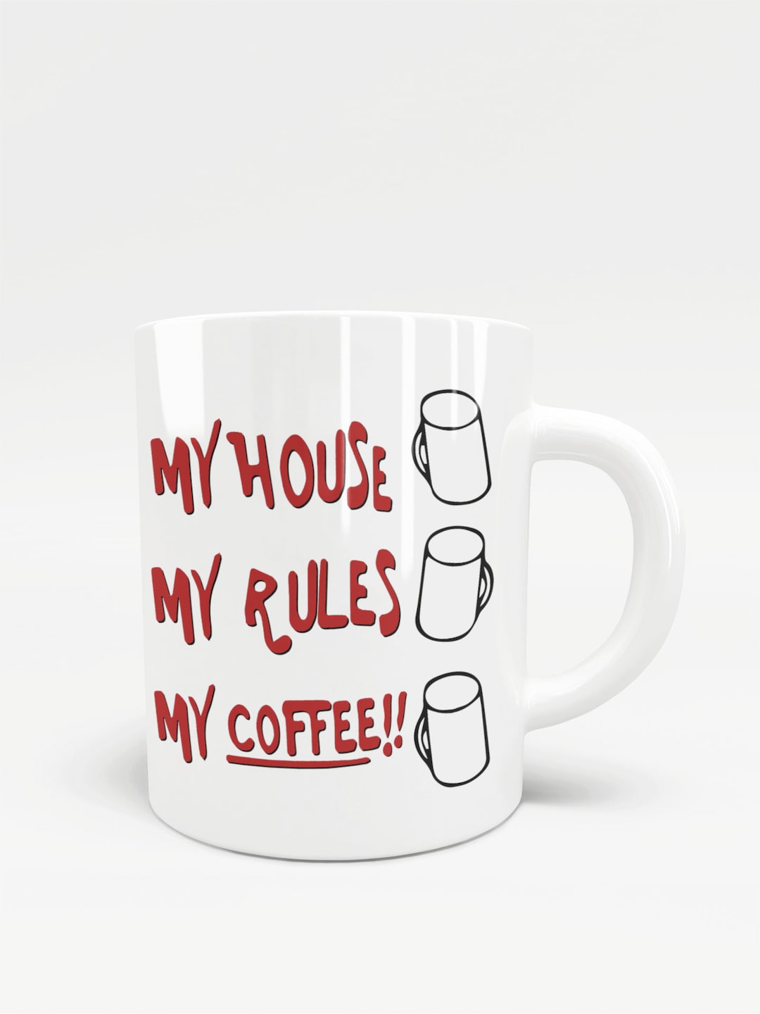 Knives Out Mug - My House, My Rules, My Coffee Mug - Movie Inspired ...