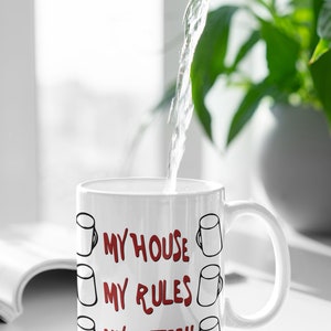 Knives Out Mug - My House, My Rules, My Coffee Mug - Movie Inspired ...