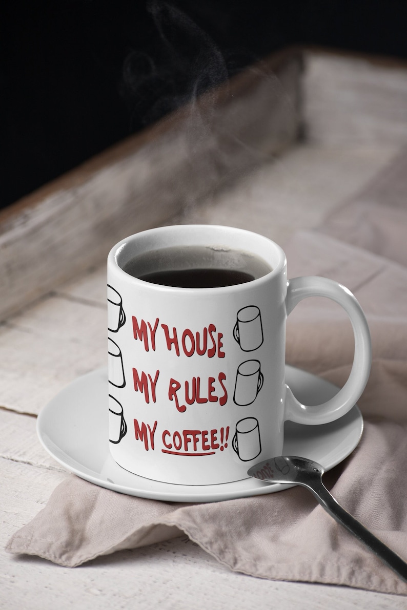 Knives Out Mug - My House, My Rules, My Coffee Mug - Movie Inspired ...
