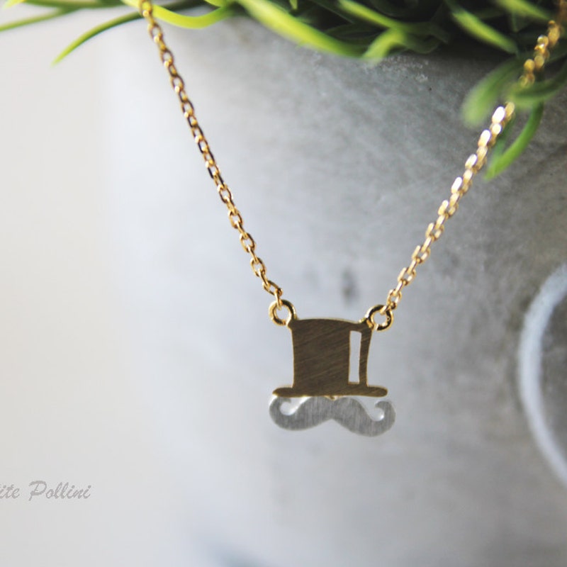 Mustache Necklace - Etsy