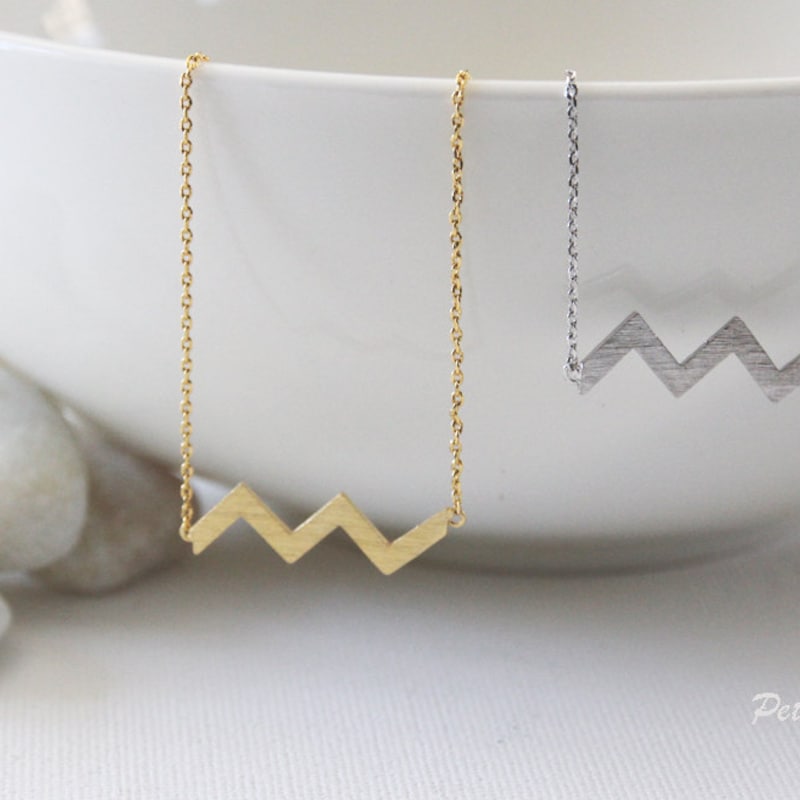 Chevron Necklace - Etsy