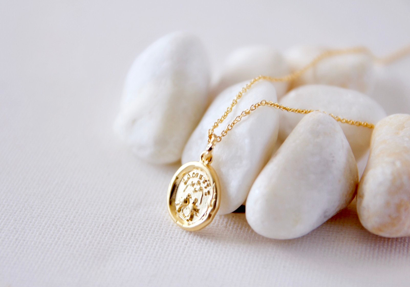 Bird Coin Necklace in Gold. Simple Necklace. Collarbone - Etsy Australia
