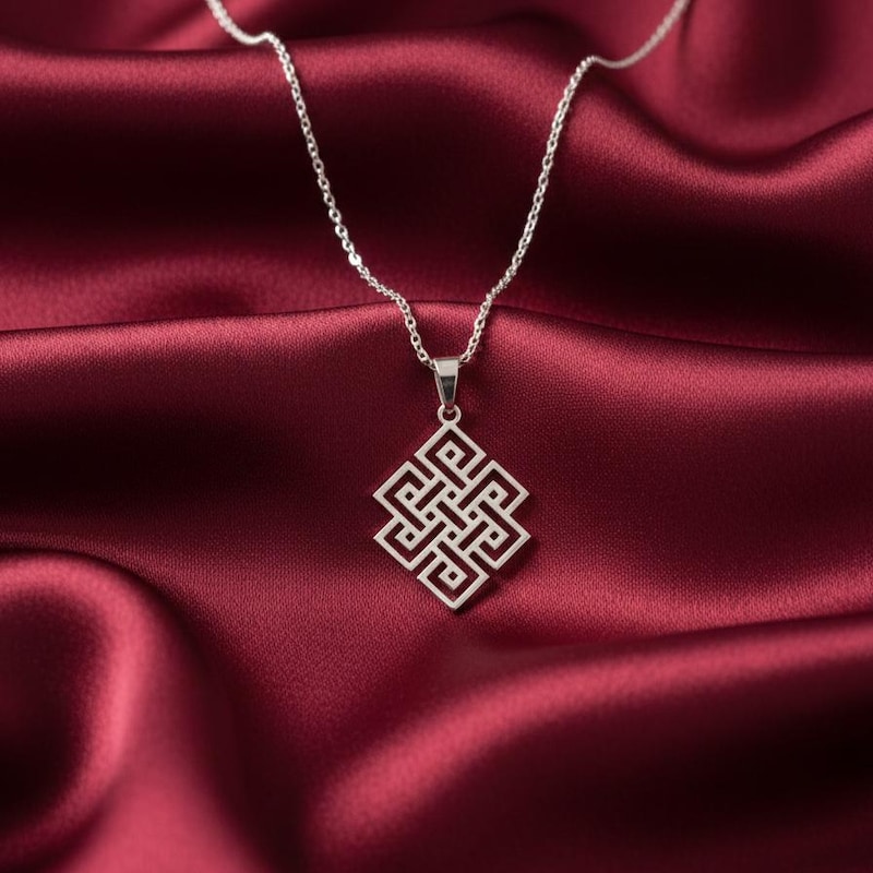 Buddhist Eternal Necklace - Etsy