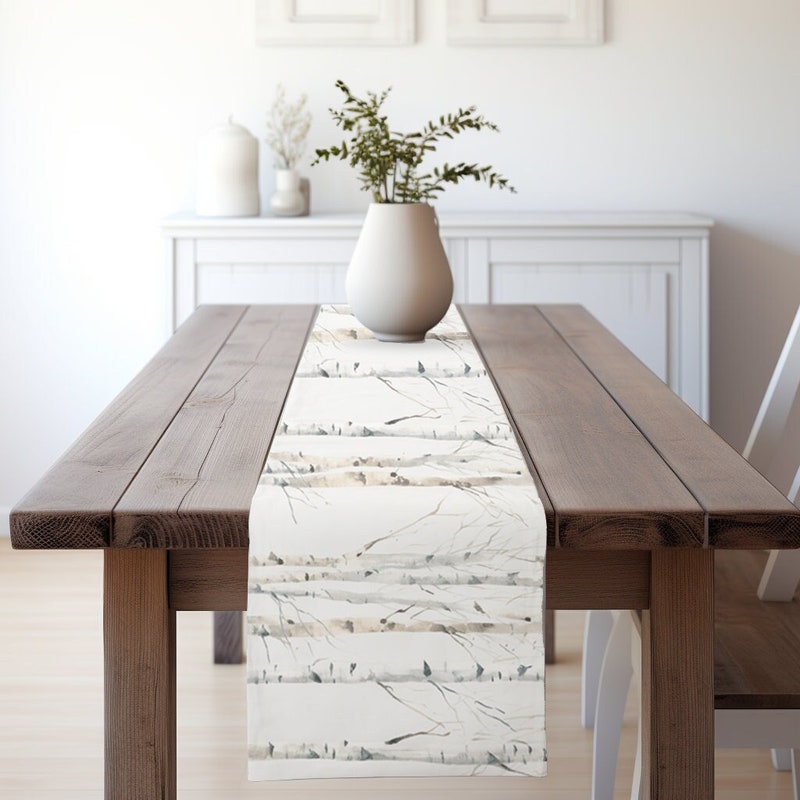 White Birch Table Tree - Etsy