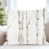 White Birch Forest Table Runner Watercolor Birch Trees, Winter Birch ...