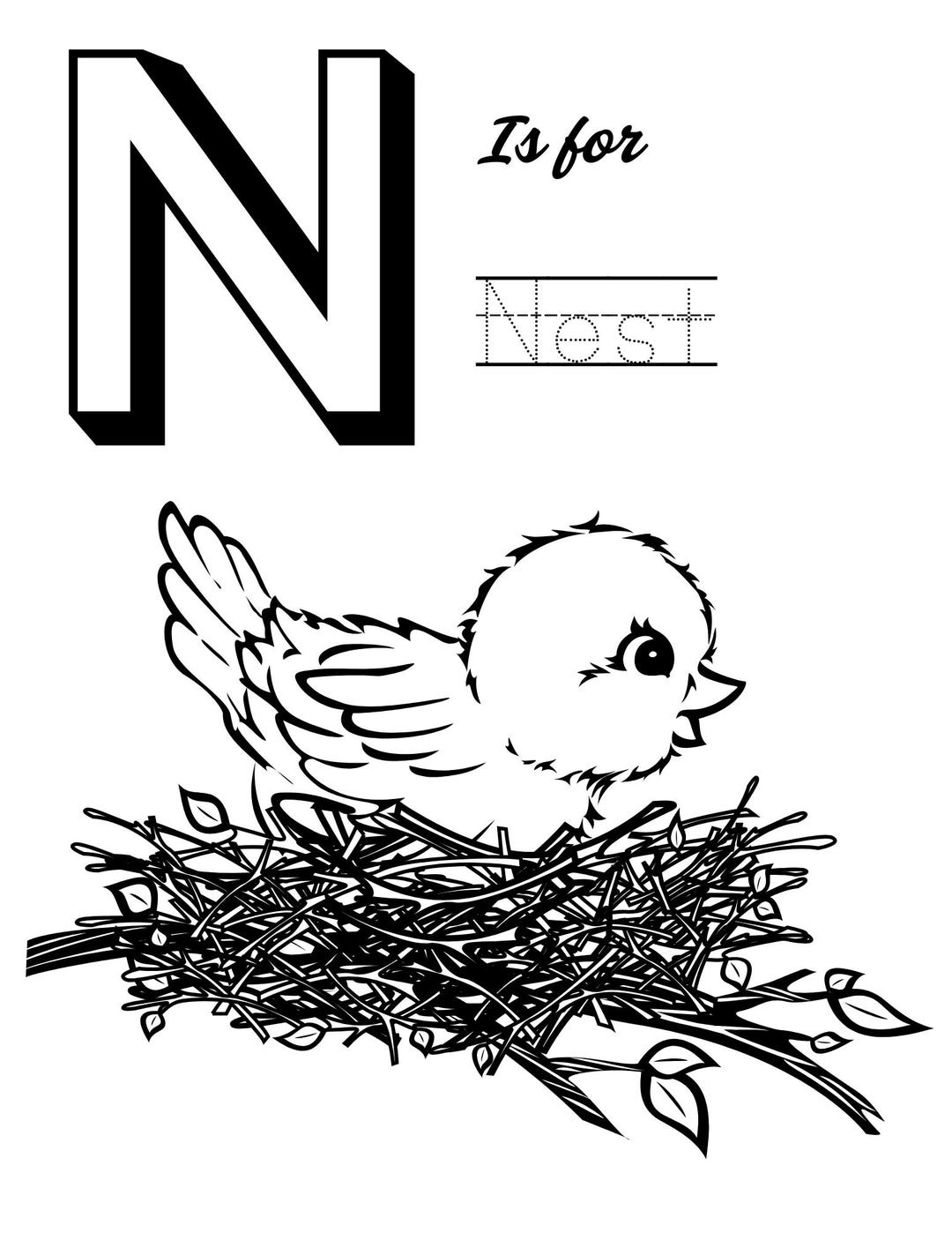 Alphabet Animal Coloring Book for Kids – A to Z Fun Learning & Coloring ...