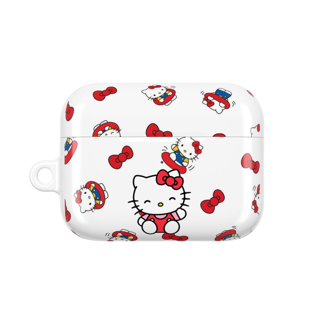 Cute Hello Kitty AirPod Case, Kawaii Earbuds Cover, Gift for Cat Lovers ...