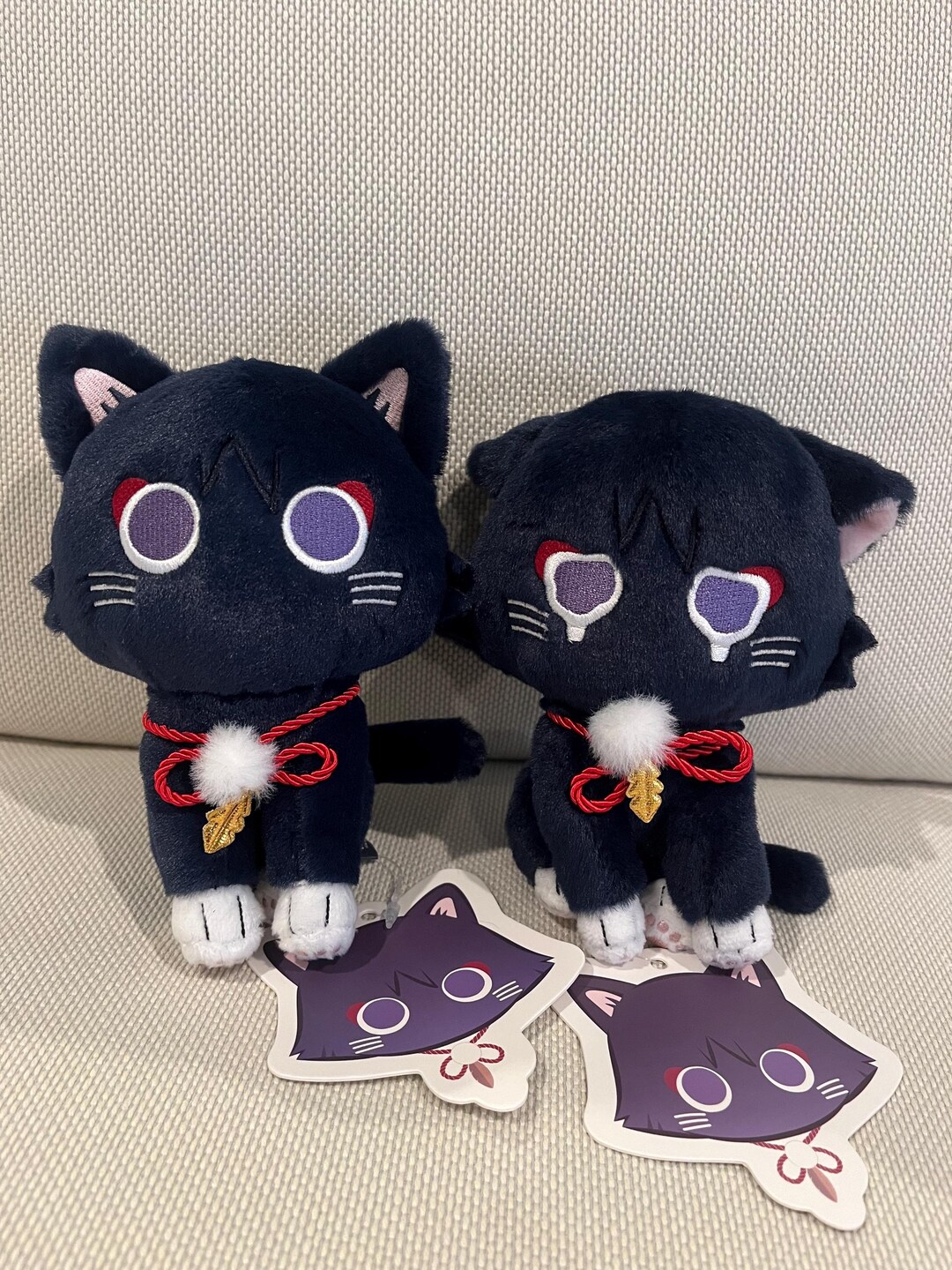 Genshin Impact Wanderer Scaramouche Cat Plushie Accessories Keychain ...