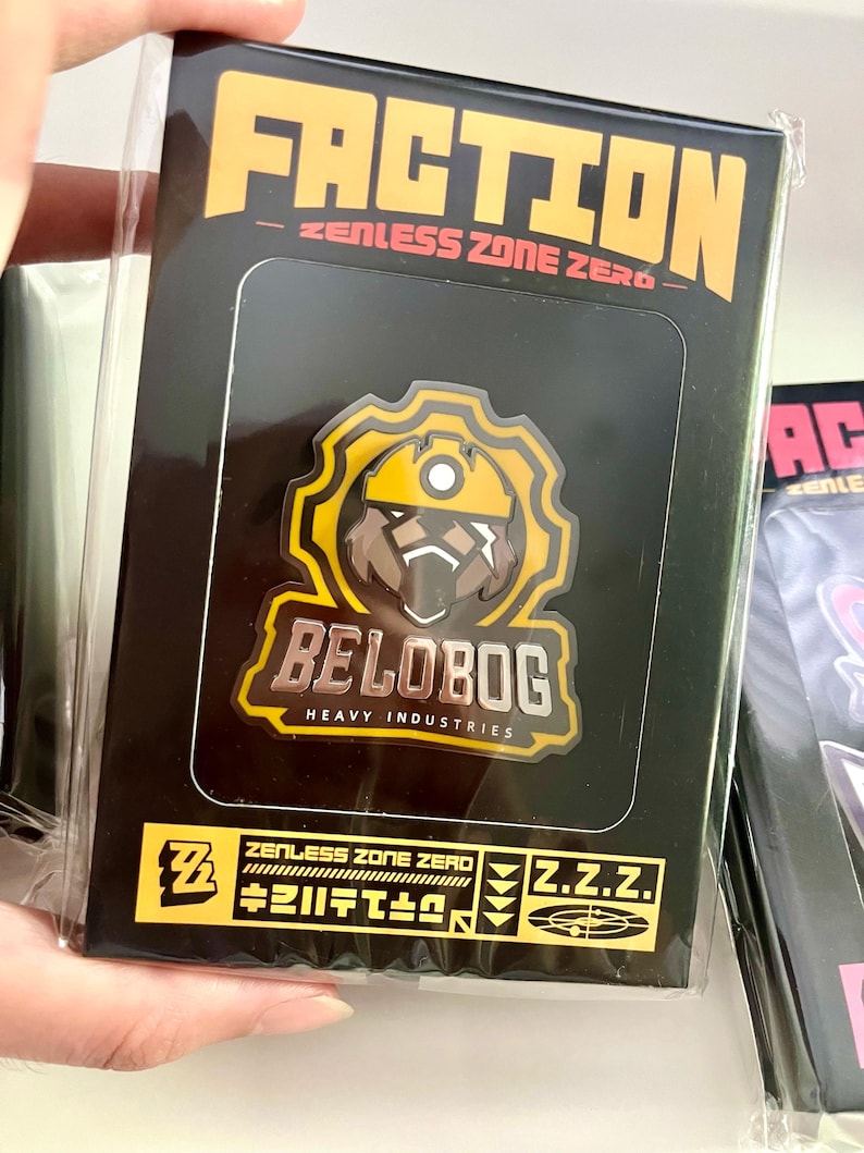 ZZZ Faction 3D Metal Badges / Pins / Magnets NEPS HSOS6 CALYDON Cunning ...