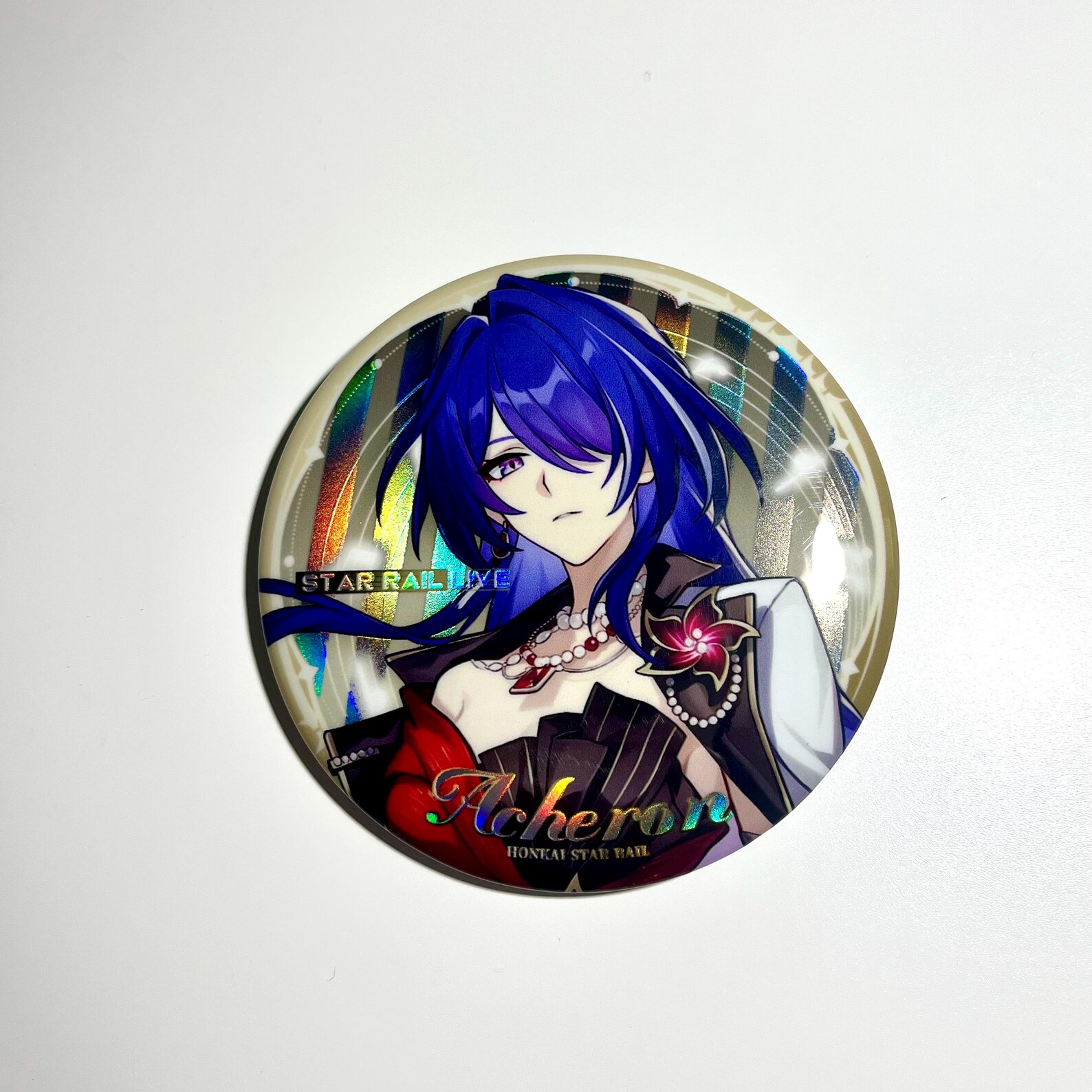 HSR Glitter Shining Large Buttons Pins 7.5cm the Herta Archeron ...