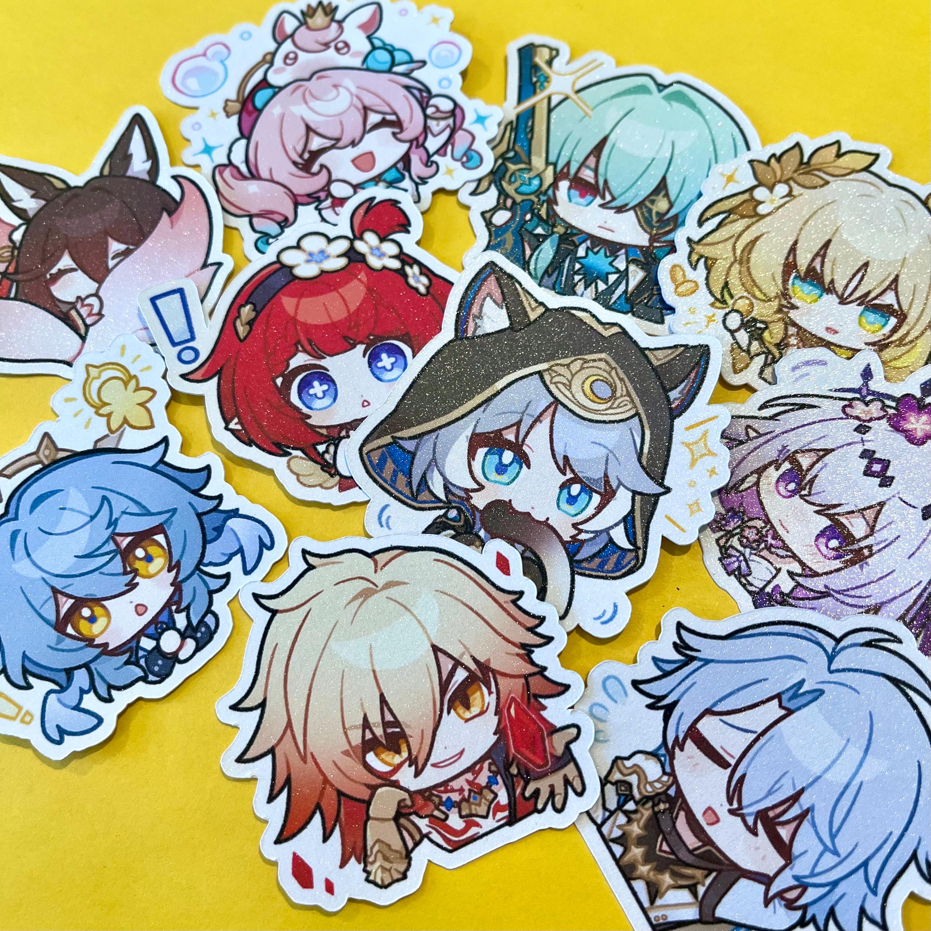 5PCS Honkai: Star Rail Glitter Stickers - Character Merch - Etsy