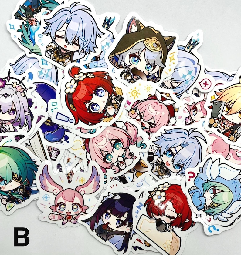 50PCS HSR Honkai Star Rail Chibi Stickers Water Proof - Etsy