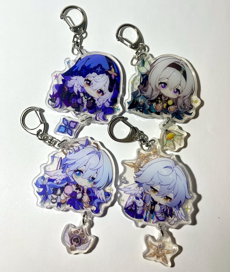 HSR Phainon Mydei Castorice Firefly Robin Sunday Chibi Double Sided ...